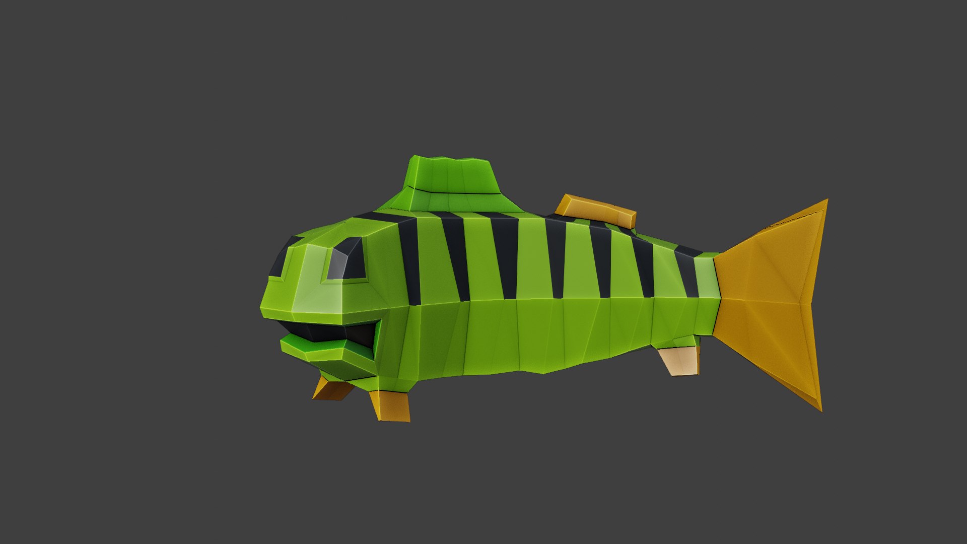 Rigged And Animated LowPoly Fish 3D Model - TurboSquid 1867256