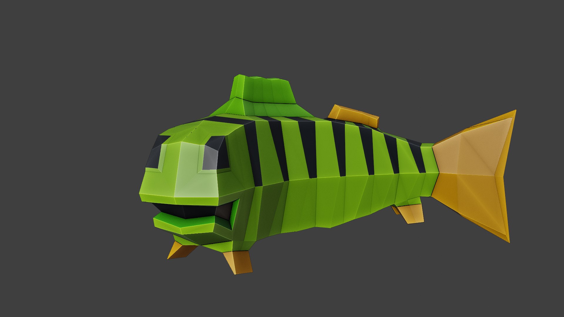 Rigged And Animated LowPoly Fish 3D Model - TurboSquid 1867256