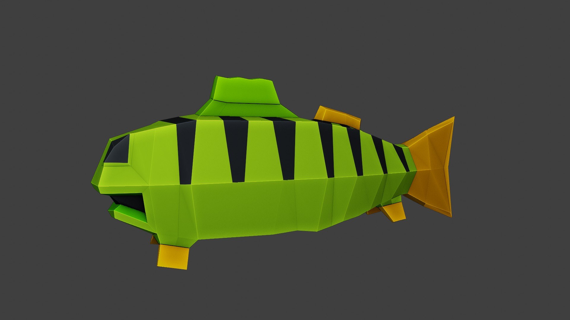 Rigged And Animated LowPoly Fish 3D Model - TurboSquid 1867256