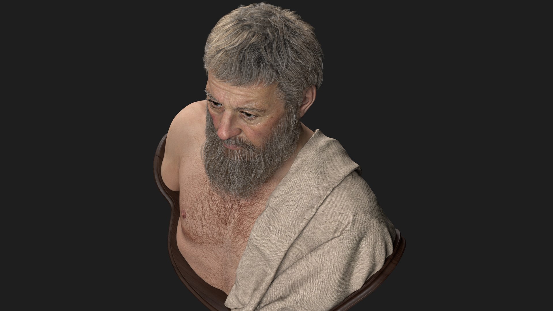 3D Model Plato Bust1 - TurboSquid 2215745
