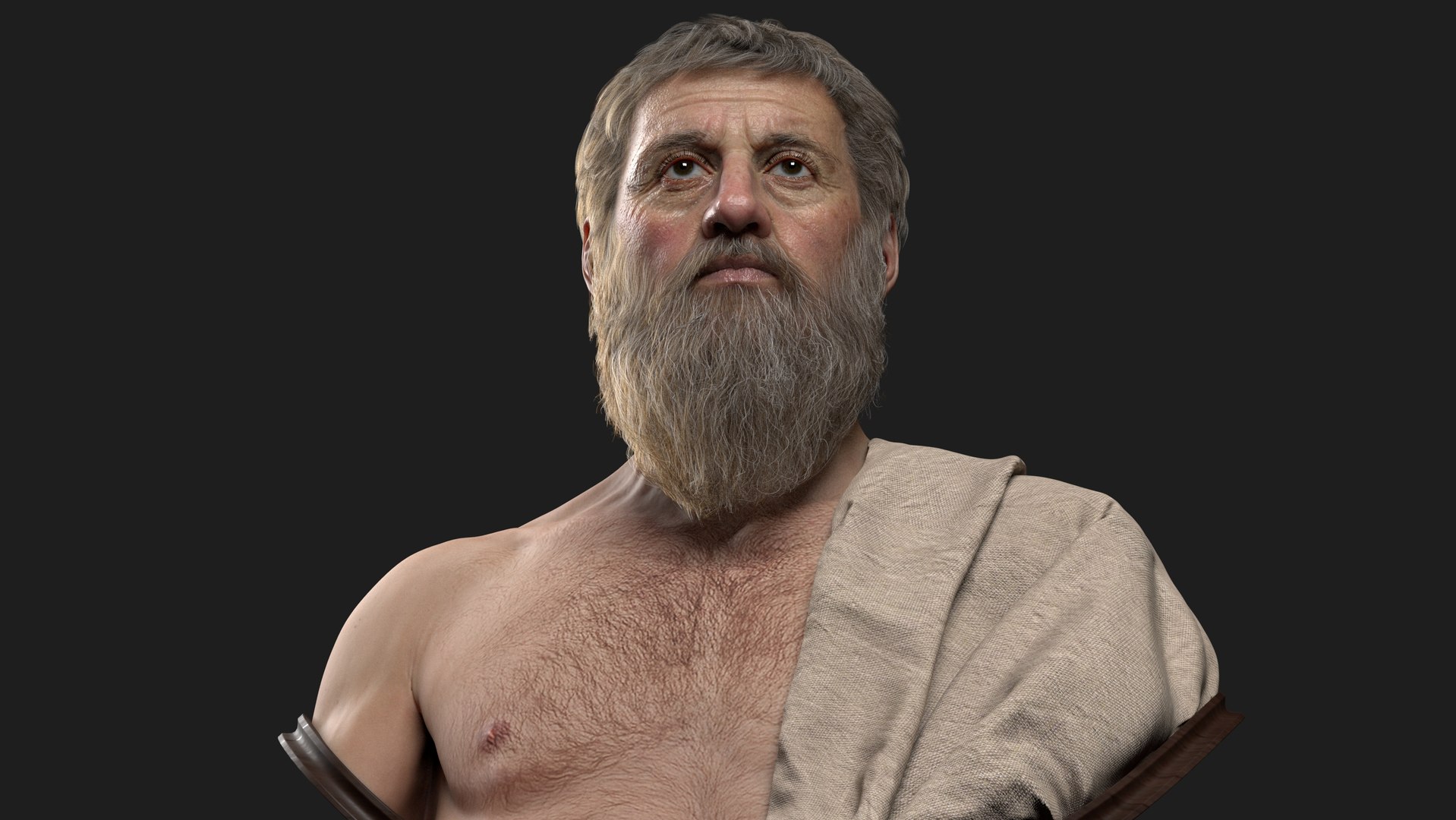 3D Model Plato Bust1 - TurboSquid 2215745