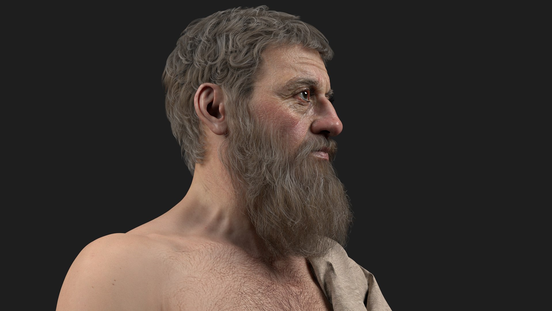 3D Model Plato Bust1 - TurboSquid 2215745