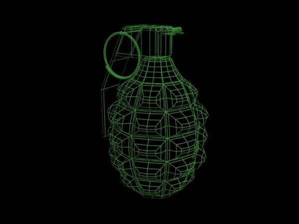 grenade 3d model