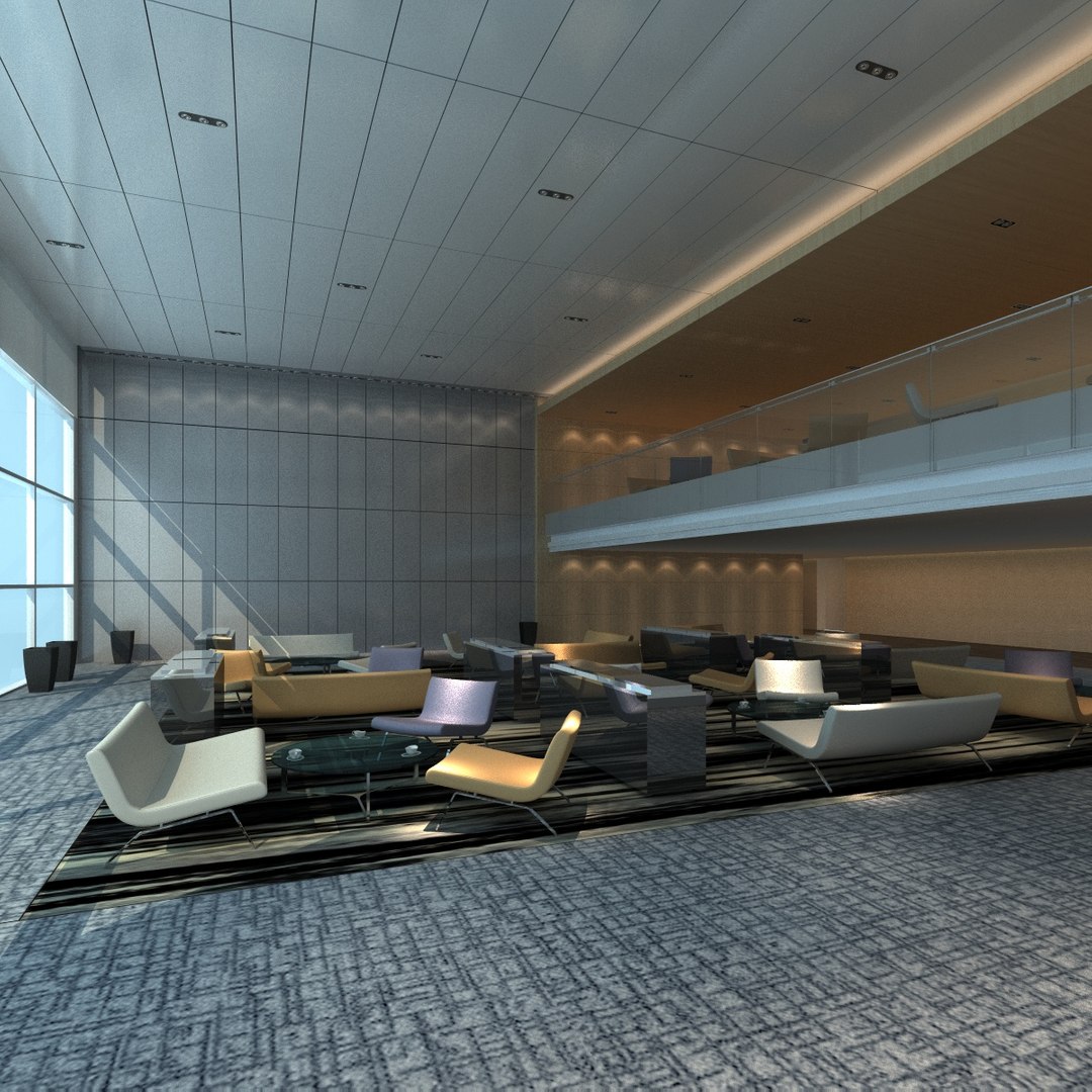 Lounge Hall3D模型 - TurboSquid 1965468