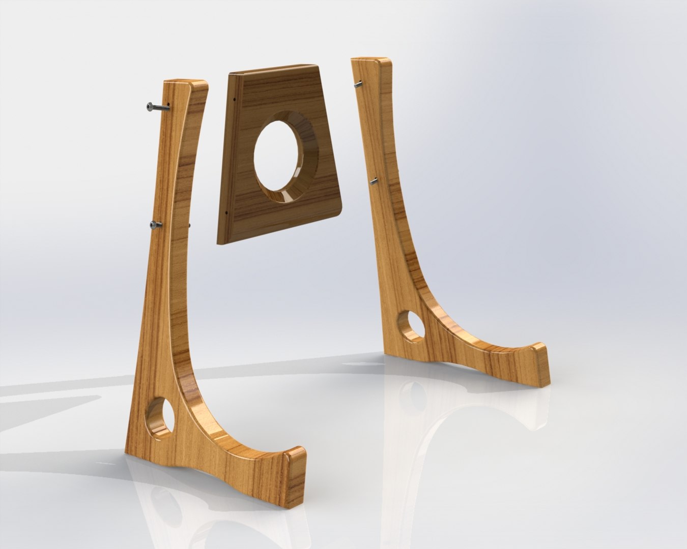 Solidworks Guitar Stand 3d Model
