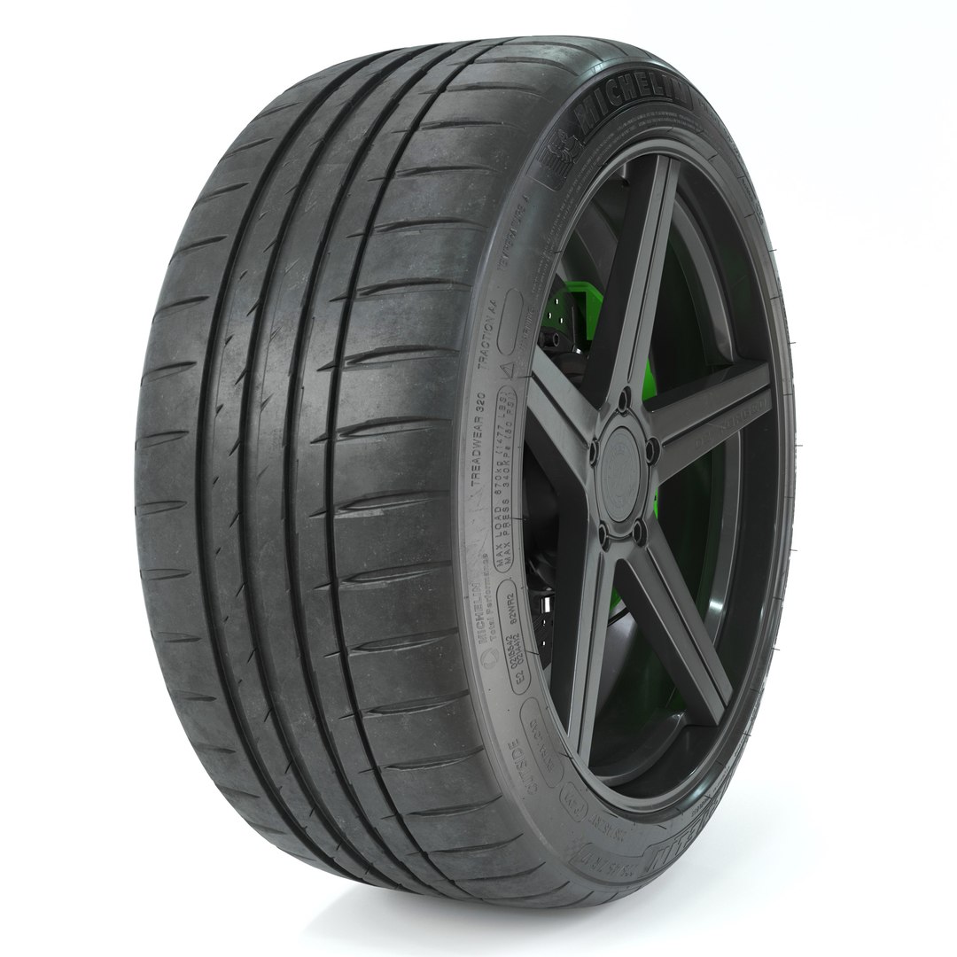 3D Michelin Pilot Sport 4s Tire And D2 Forged Rim Model - TurboSquid ...