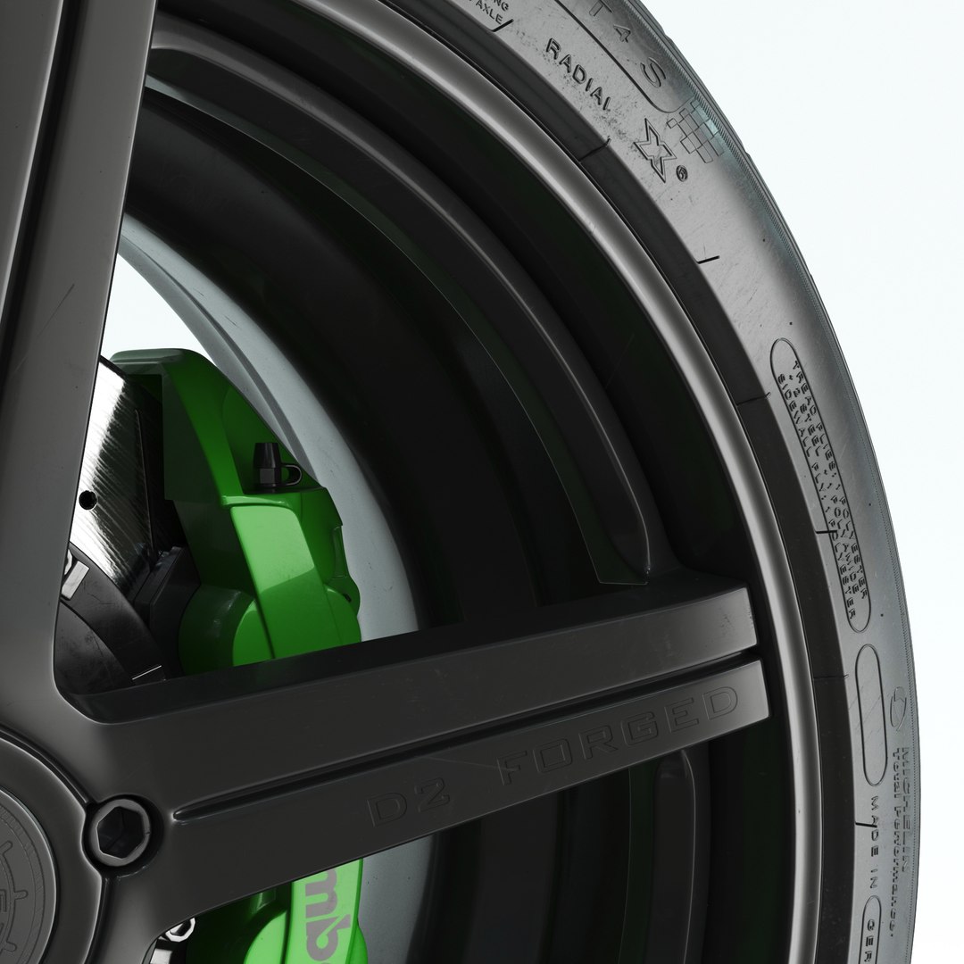 3D Michelin Pilot Sport 4s Tire And D2 Forged Rim Model - TurboSquid ...