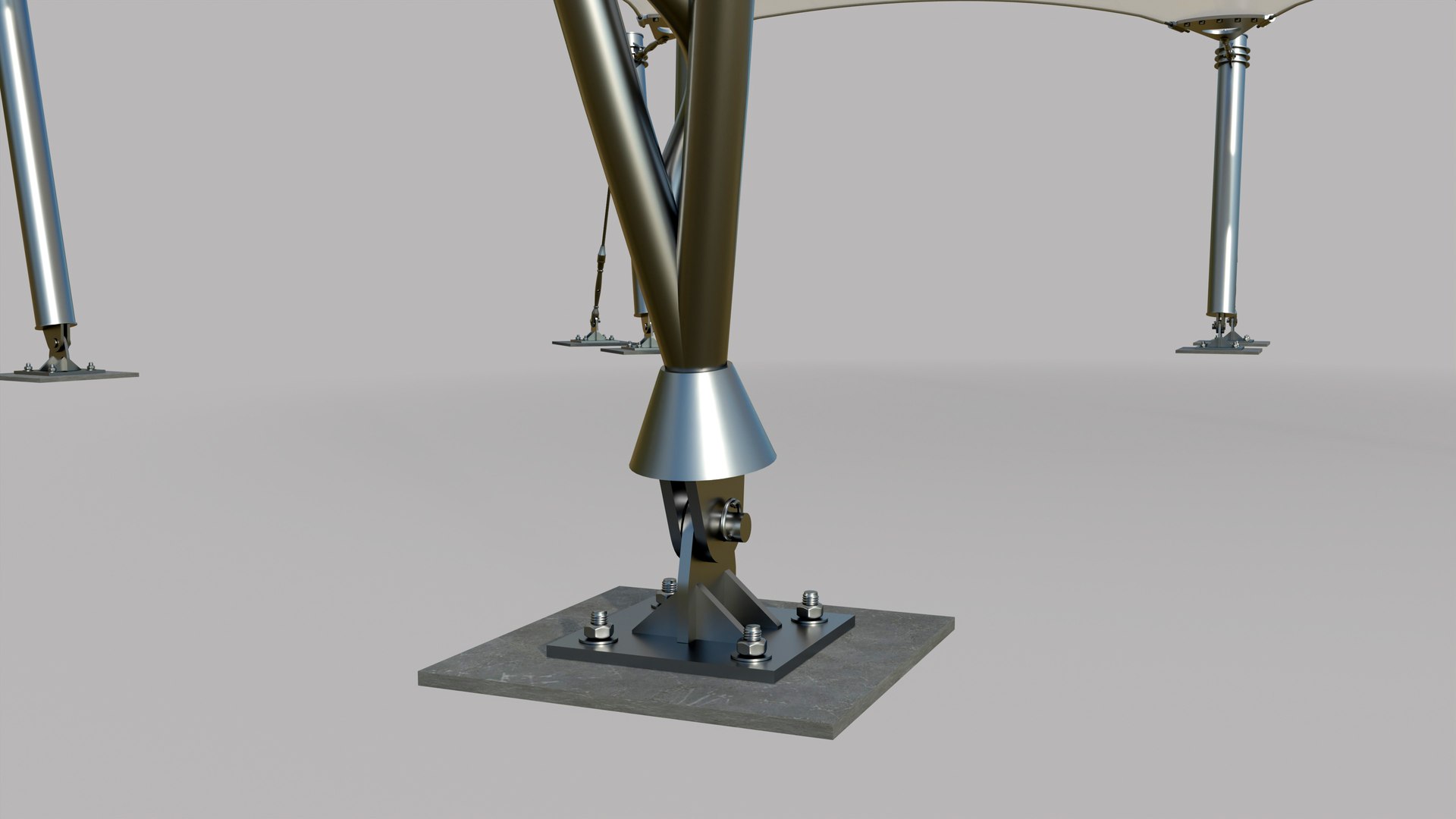 Tensile Structure Design 3D Model - TurboSquid 2263397