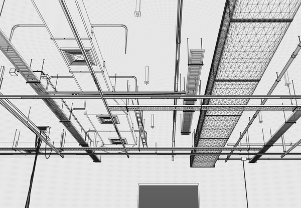 3d ceiling systems model