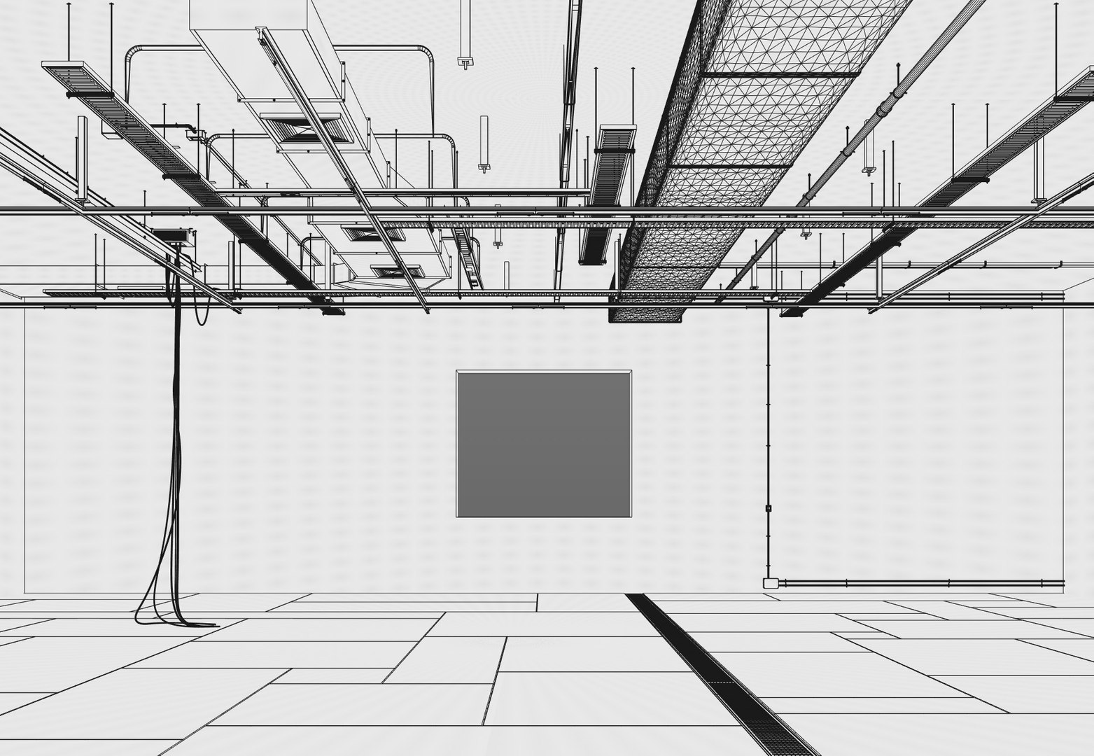 3d ceiling systems model