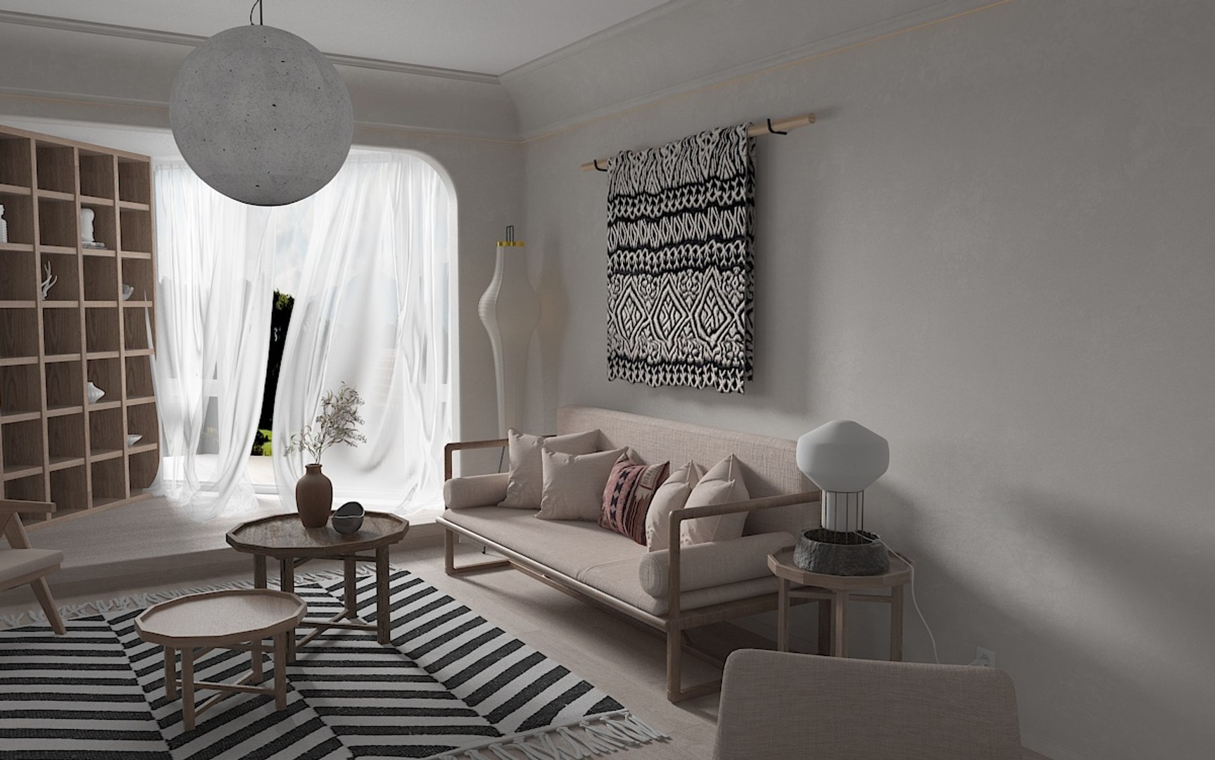 Living Interior Room 3D Model - TurboSquid 1710326