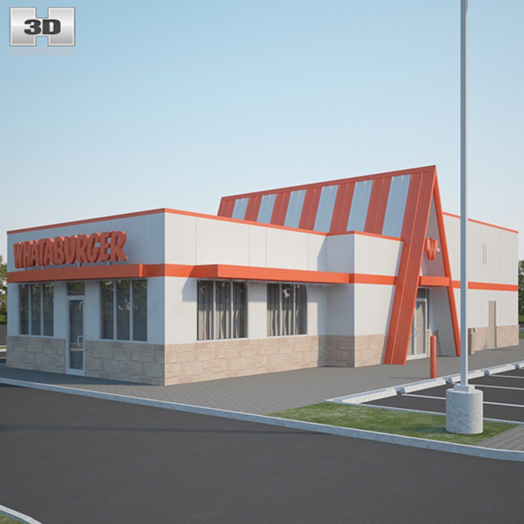 3D Whataburger Restaurant - TurboSquid 1264948