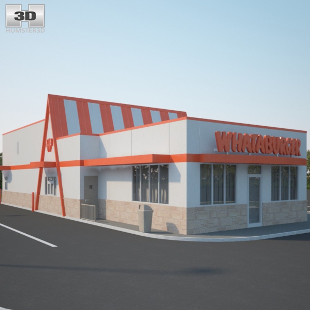 3D Whataburger Restaurant - TurboSquid 1264948
