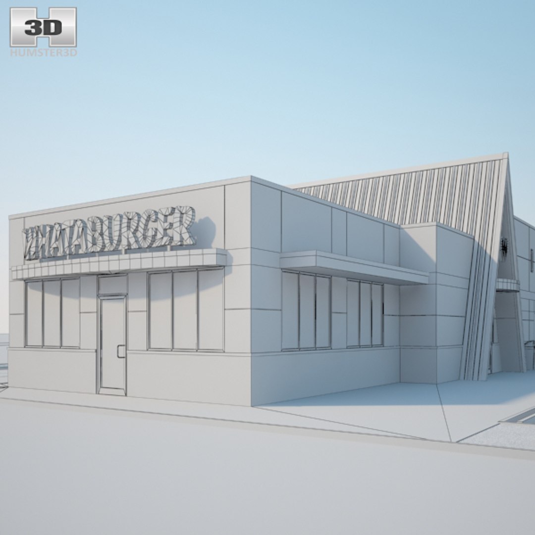 3D Whataburger Restaurant - TurboSquid 1264948