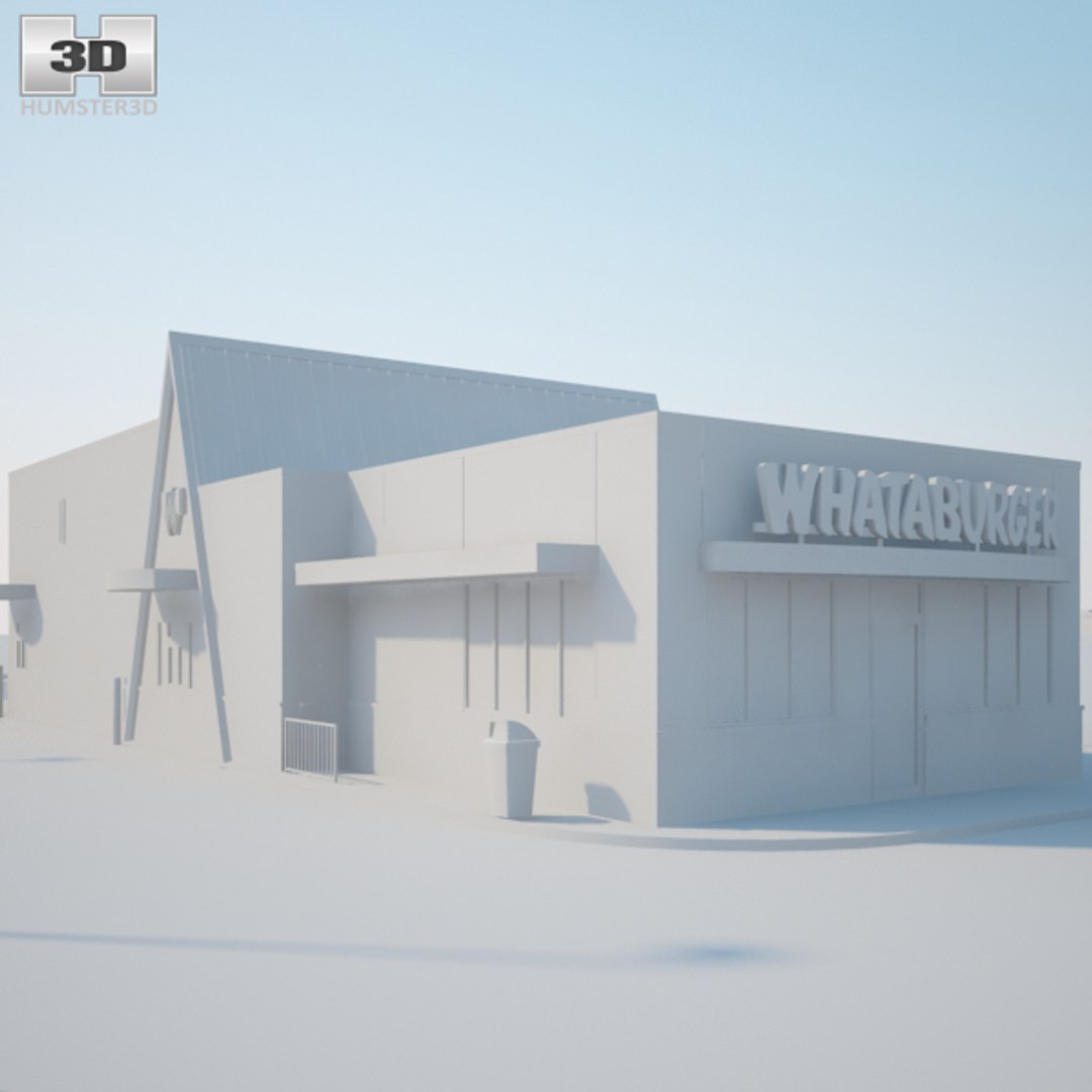 3D Whataburger Restaurant - TurboSquid 1264948