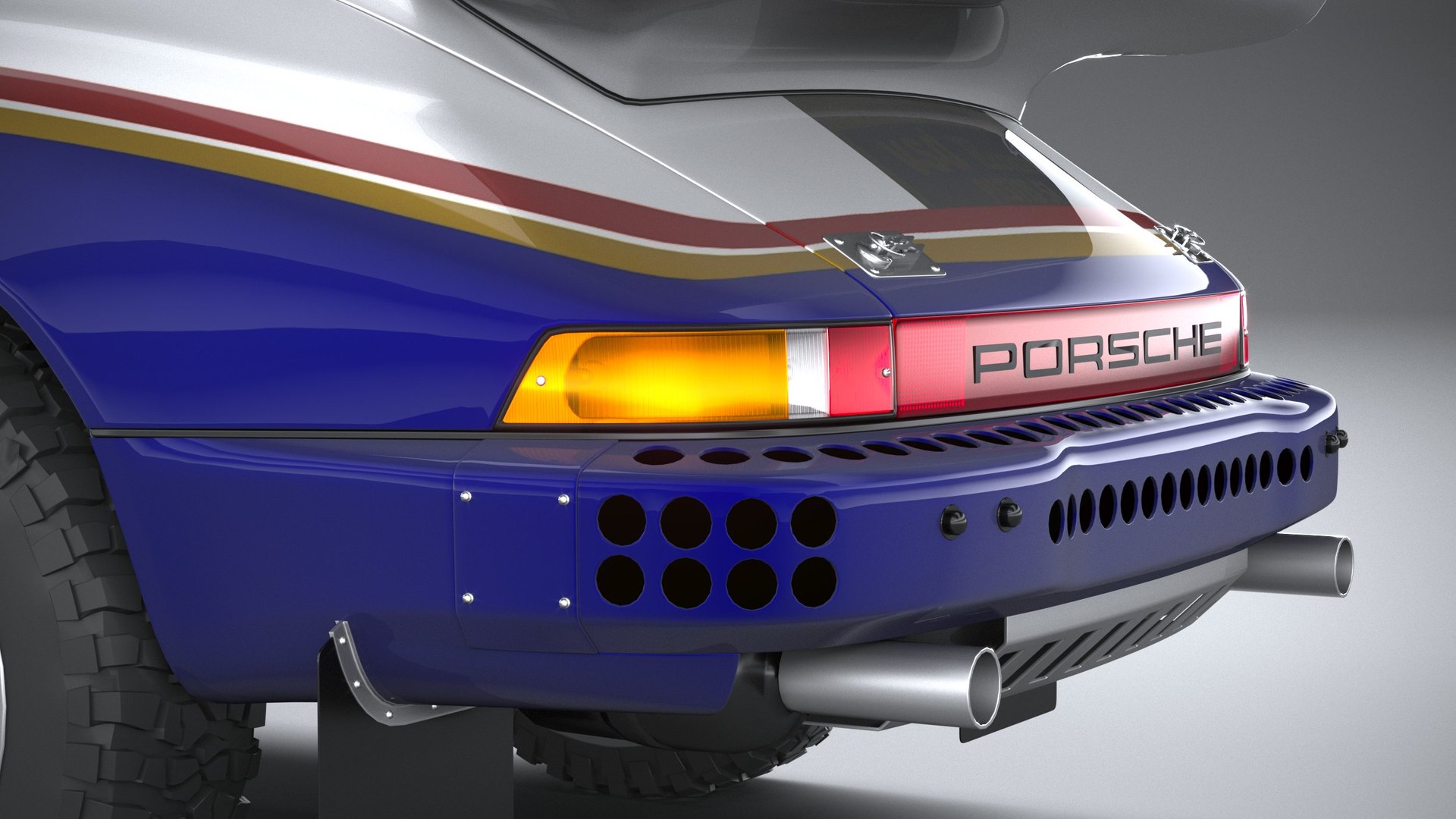 Porsche 911 953 Dakar 1984 3D - TurboSquid 1954747