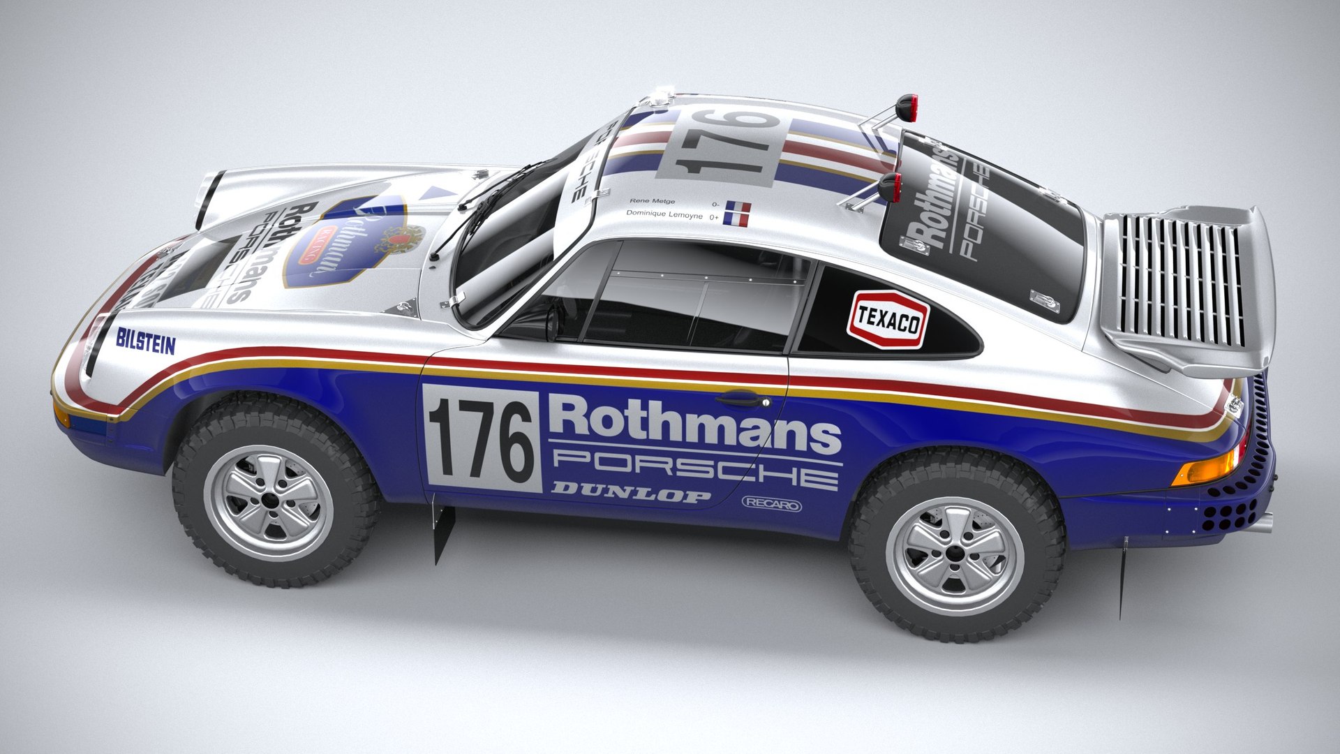 Porsche 911 953 Dakar 1984 3D - TurboSquid 1954747