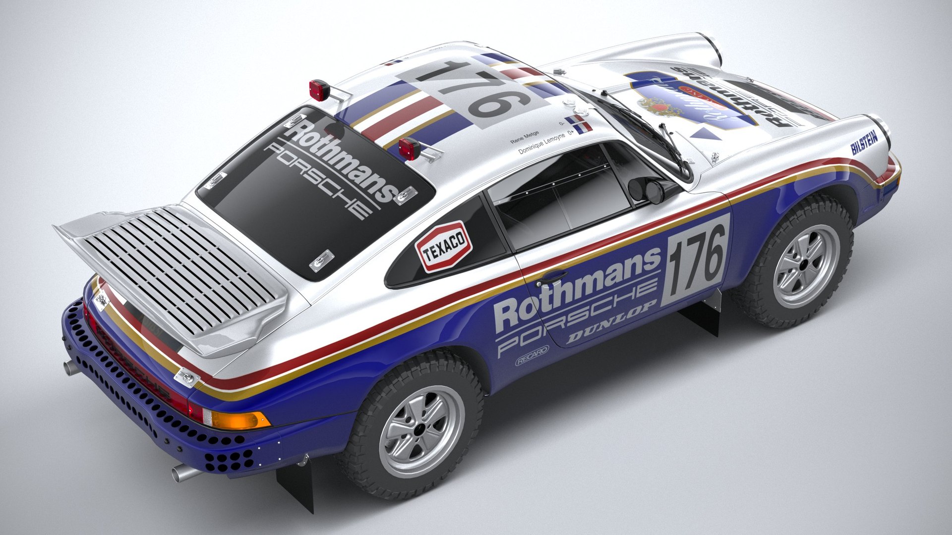 Porsche 911 953 Dakar 1984 3D - TurboSquid 1954747