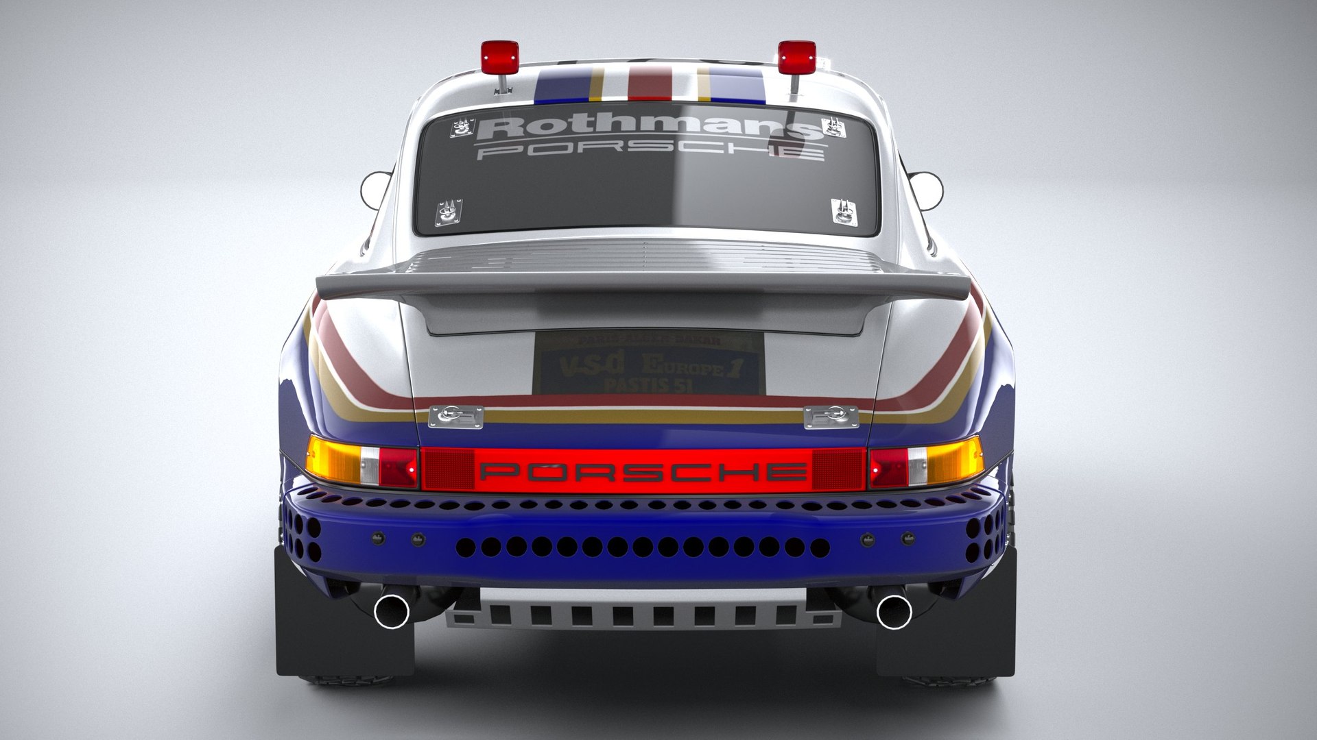 Porsche 911 953 Dakar 1984 3D - TurboSquid 1954747