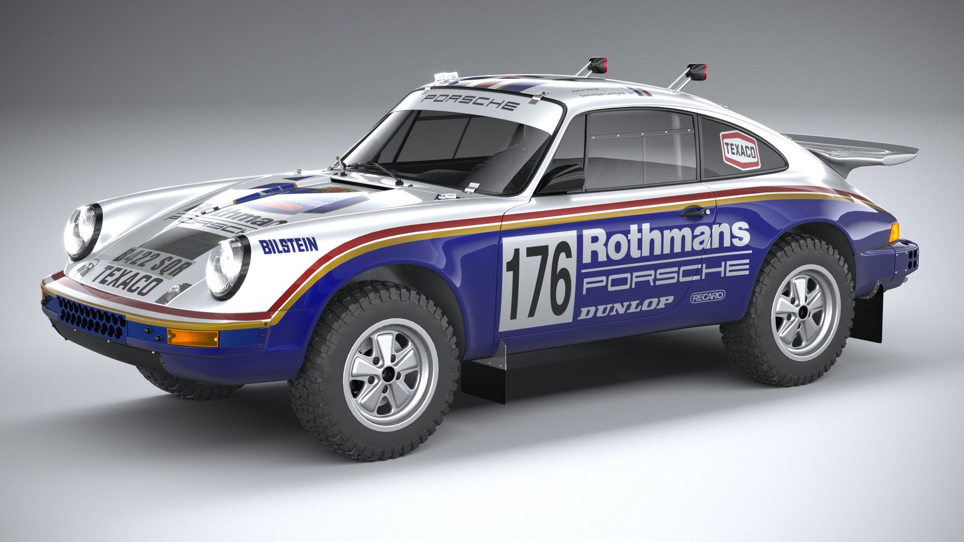 Porsche 911 953 Dakar 1984 3D - TurboSquid 1954747