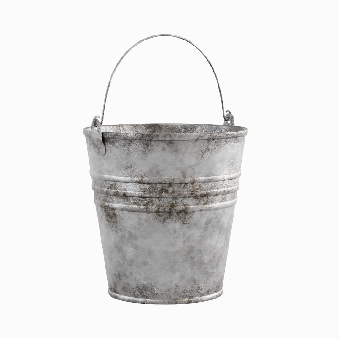 Dirty Steel Bucket 01 3D Model - TurboSquid 2347418