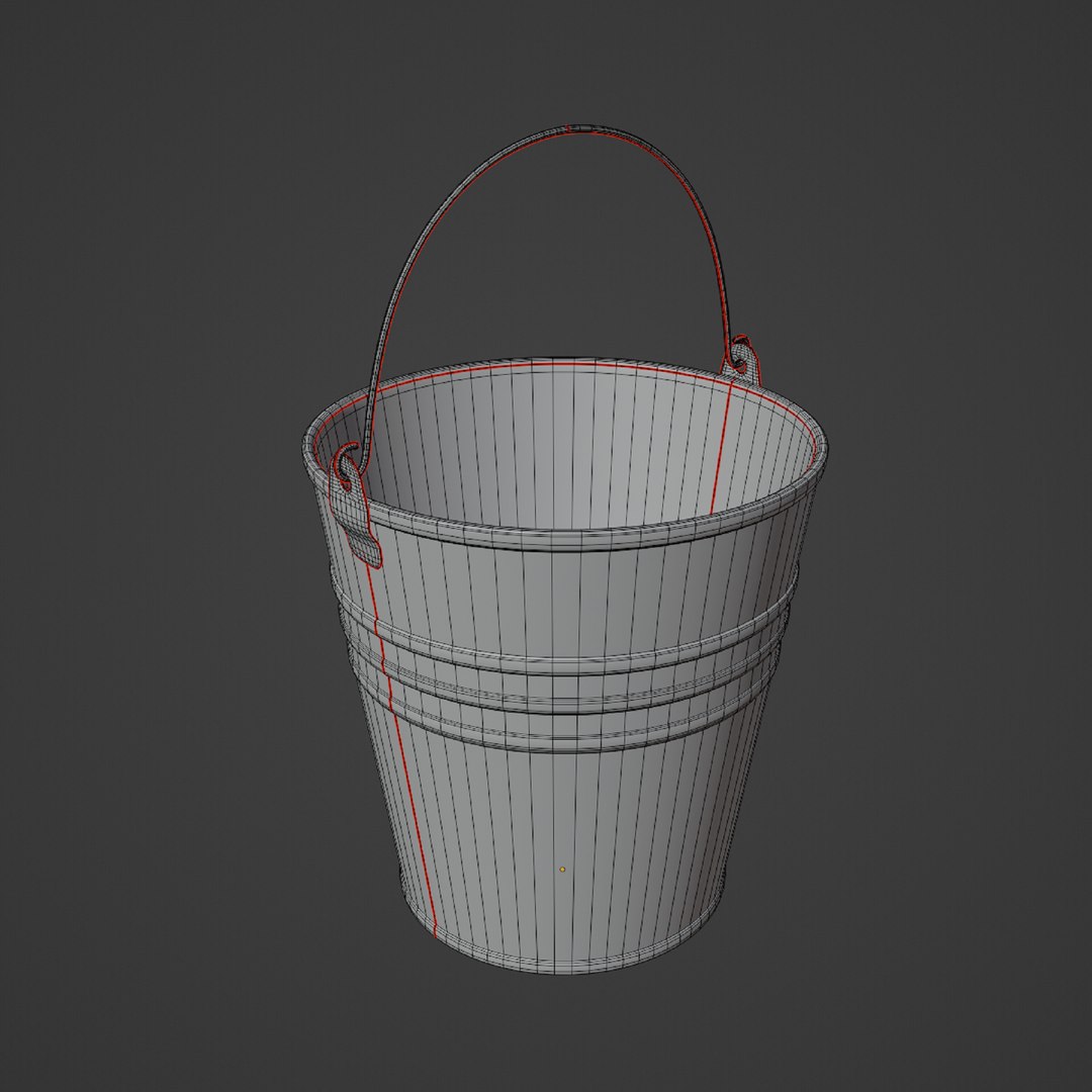 Dirty Steel Bucket 01 3D Model - TurboSquid 2347418