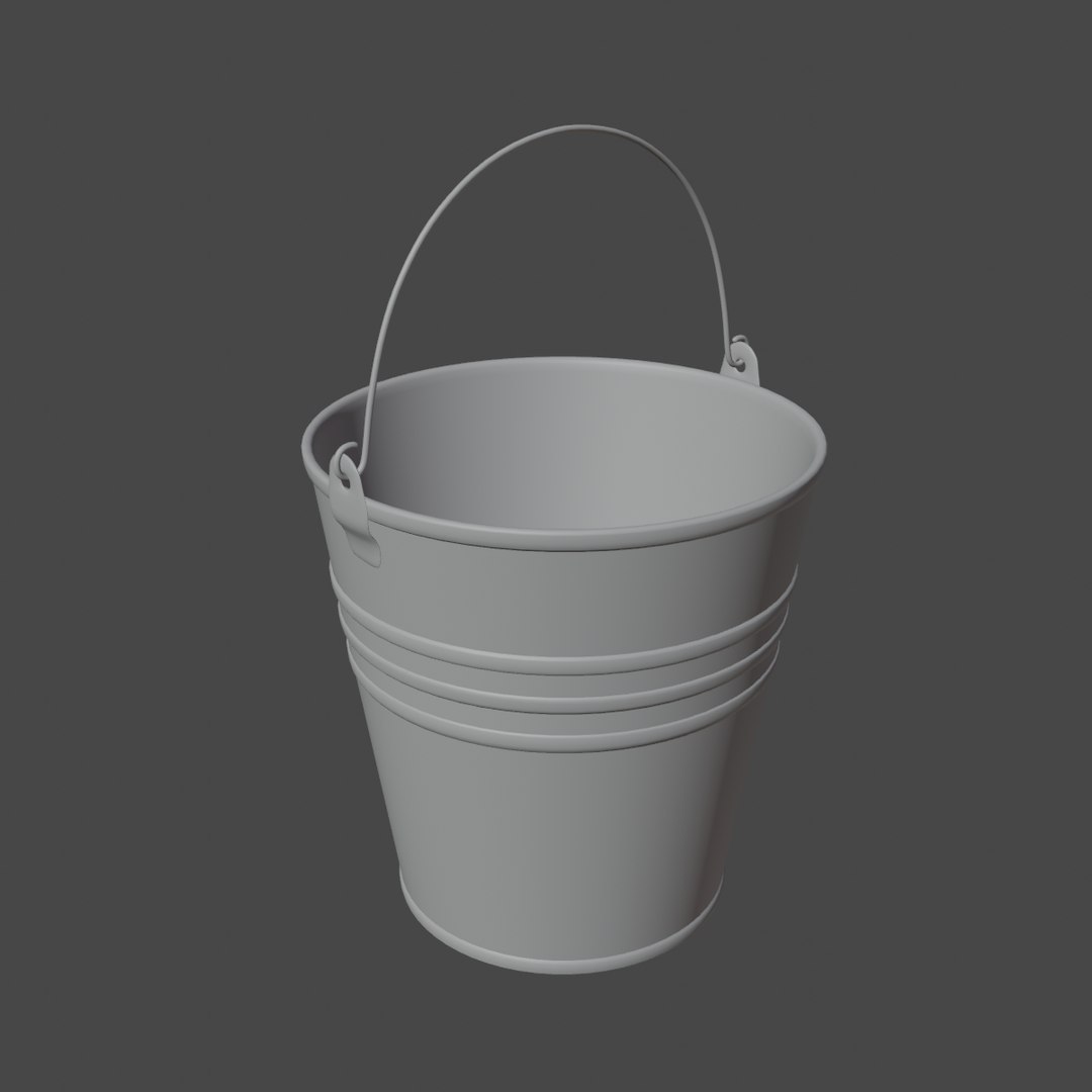 Dirty Steel Bucket 01 3D Model - TurboSquid 2347418