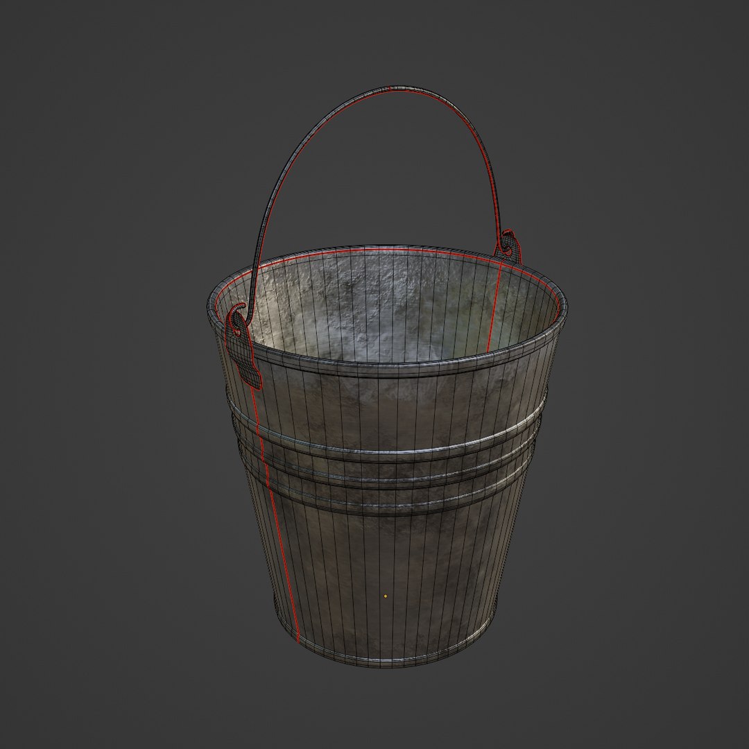 Dirty Steel Bucket 01 3D Model - TurboSquid 2347418