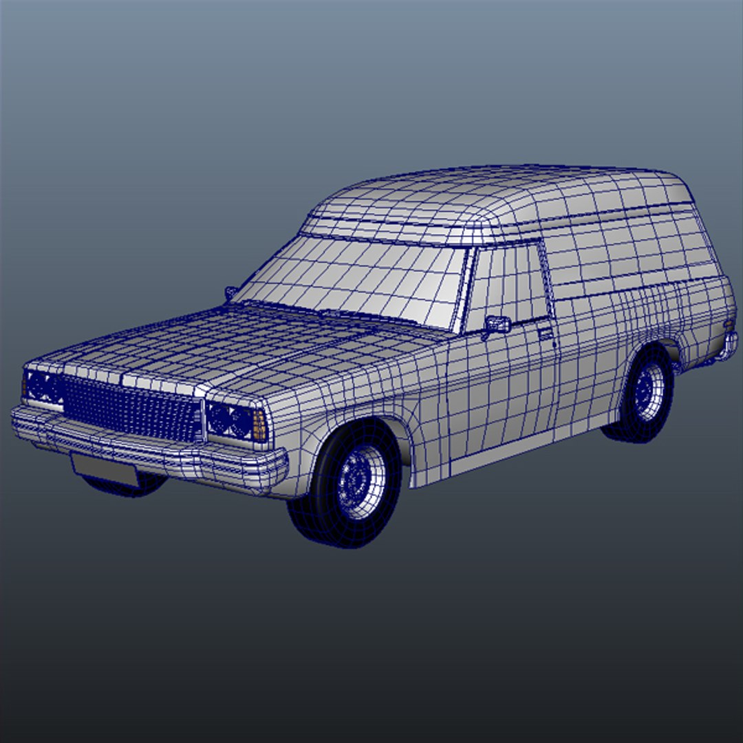 3d Model Holden Sandman Panelvan