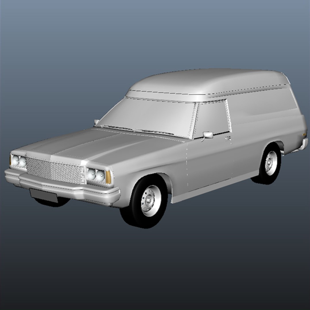 3d Model Holden Sandman Panelvan