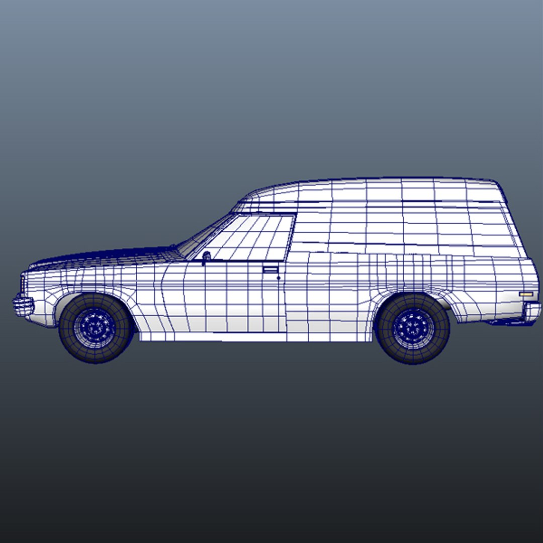 3d Model Holden Sandman Panelvan