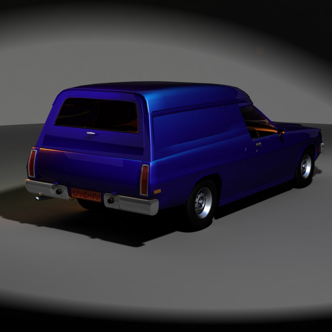 3d Model Holden Sandman Panelvan