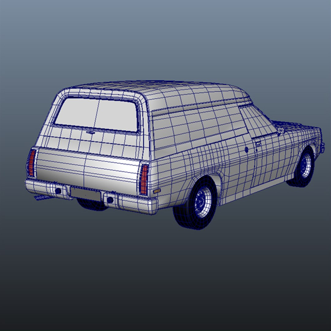 3d Model Holden Sandman Panelvan
