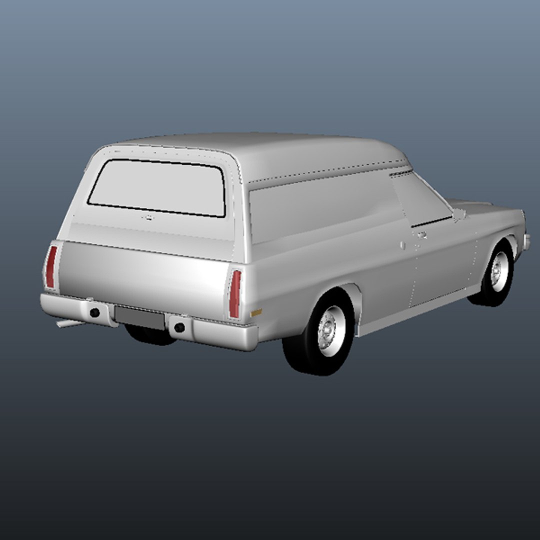 3d Model Holden Sandman Panelvan
