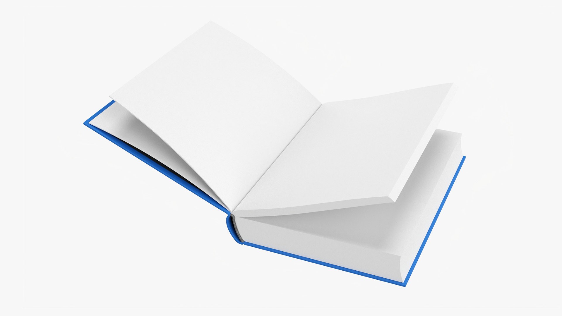 3D Open Book Mockup 05 Model - TurboSquid 1766264