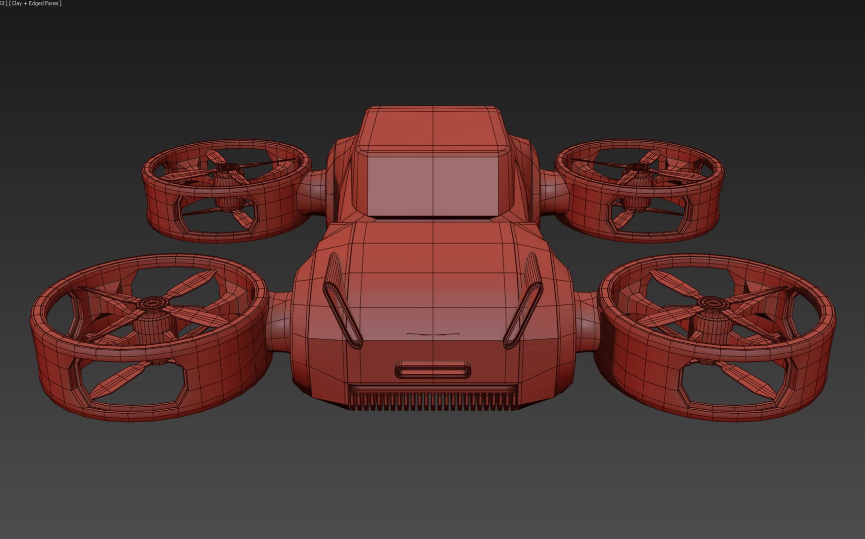Car Copter 3D - TurboSquid 1557925