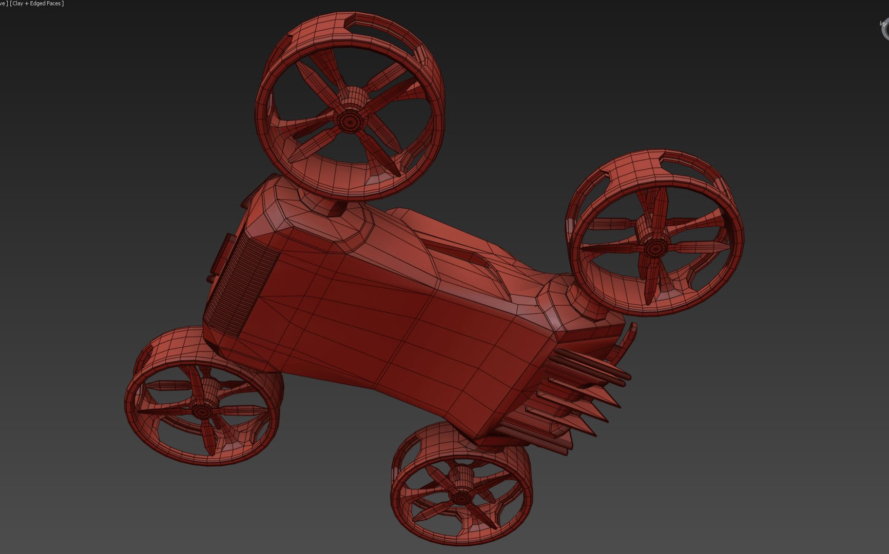 Car Copter 3D - TurboSquid 1557925