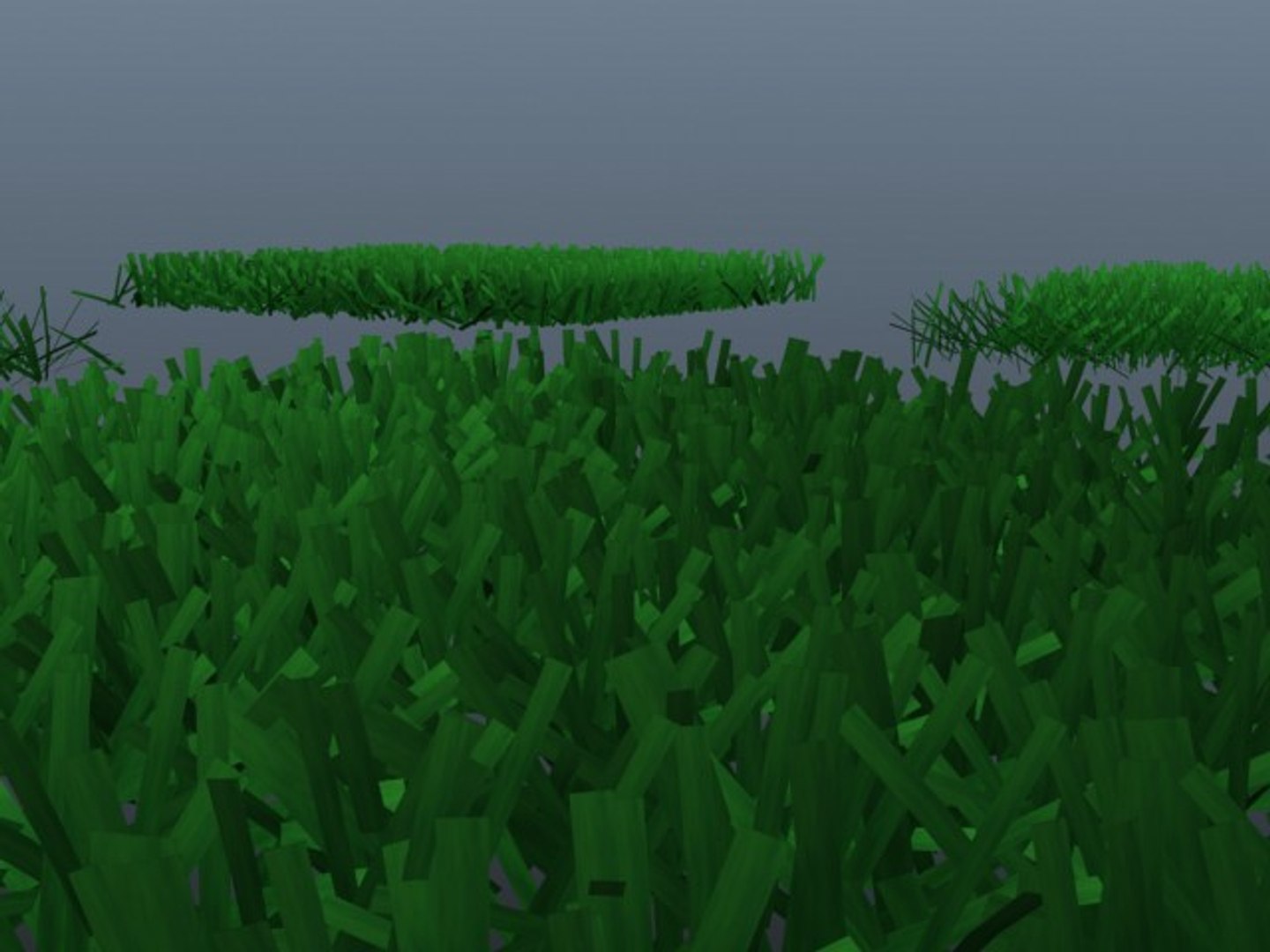 3d Model Set Astroturf Grasses