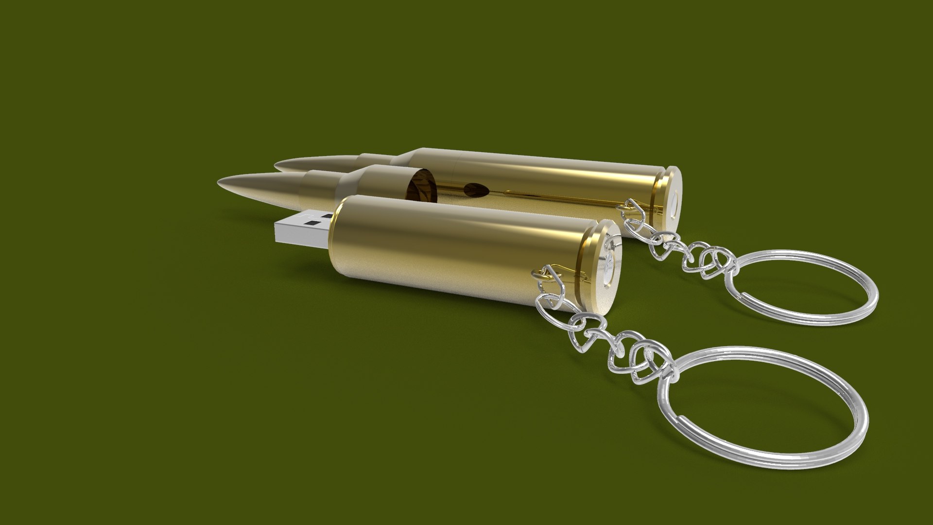 Bullet Usb Stick Flash Drive 3D Model - TurboSquid 1624018