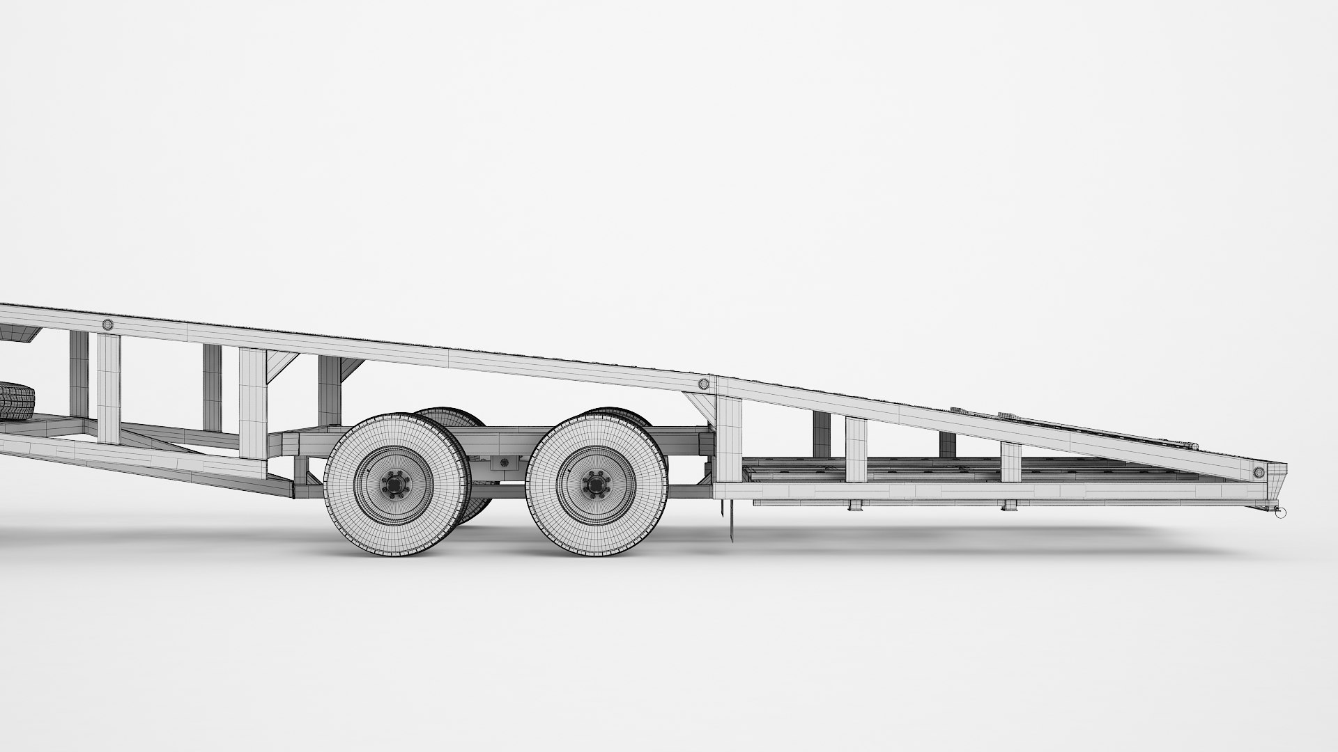 Dodge Ram 3500 HD 2021 Wedge Trailer 01 3D - TurboSquid 2105878