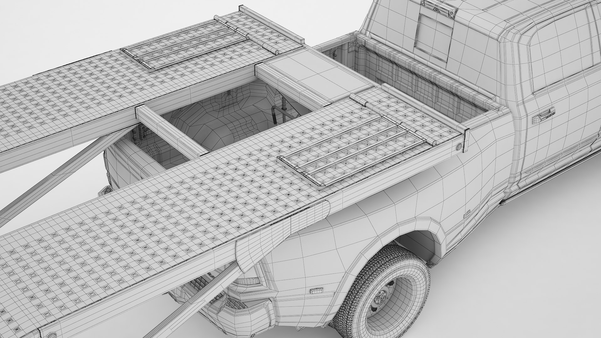 Dodge Ram 3500 HD 2021 Wedge Trailer 01 3D - TurboSquid 2105878