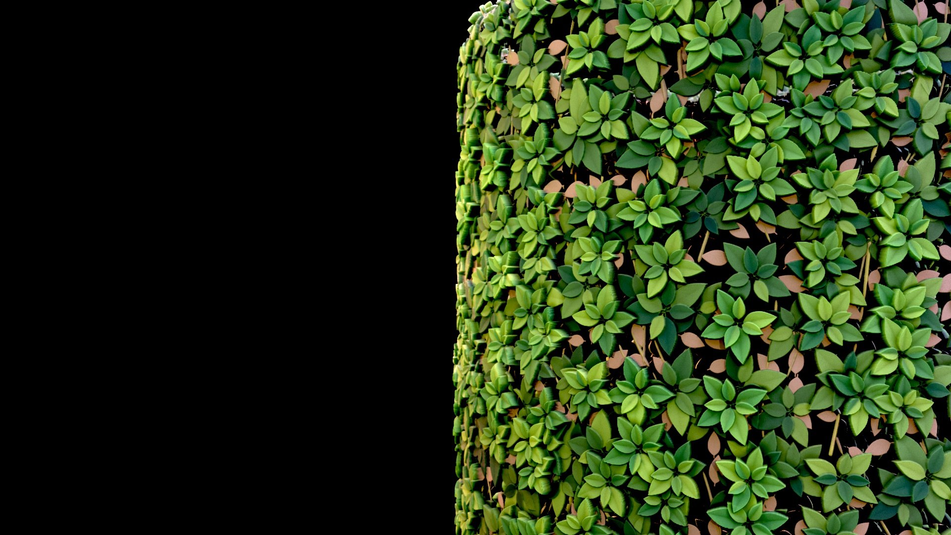 Stylized Bush Customizable Substance PBR Material And Textures SBS ...