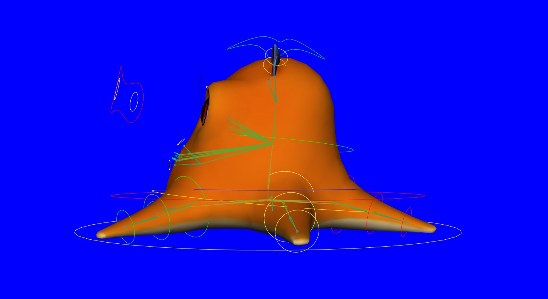 3D Dumbo Octopus Toon Fish - TurboSquid 1586321