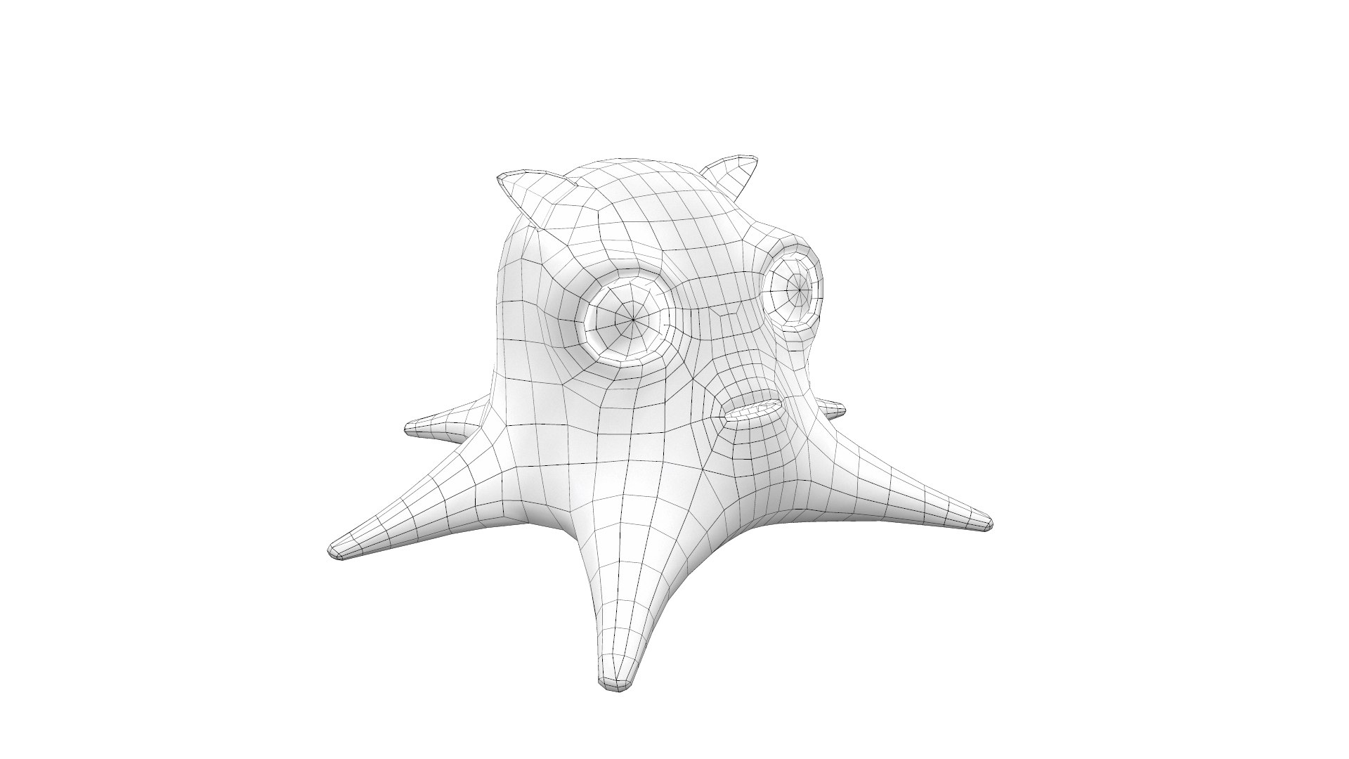 3D Dumbo Octopus Toon Fish - TurboSquid 1586321