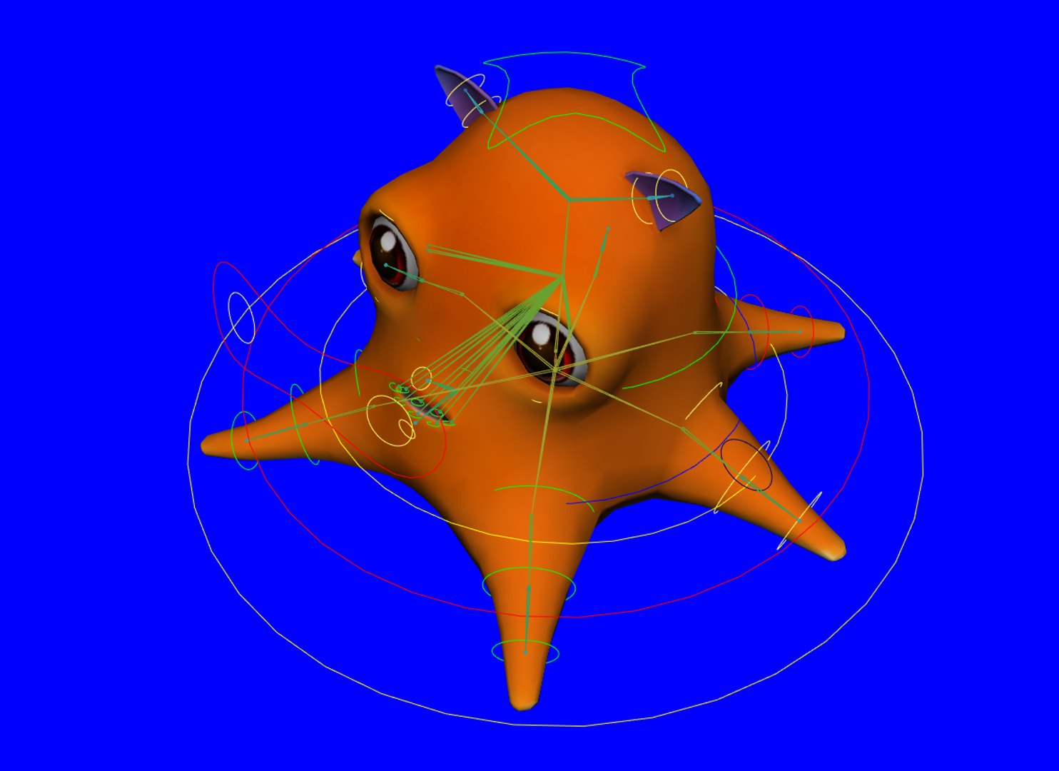 3D Dumbo Octopus Toon Fish - TurboSquid 1586321