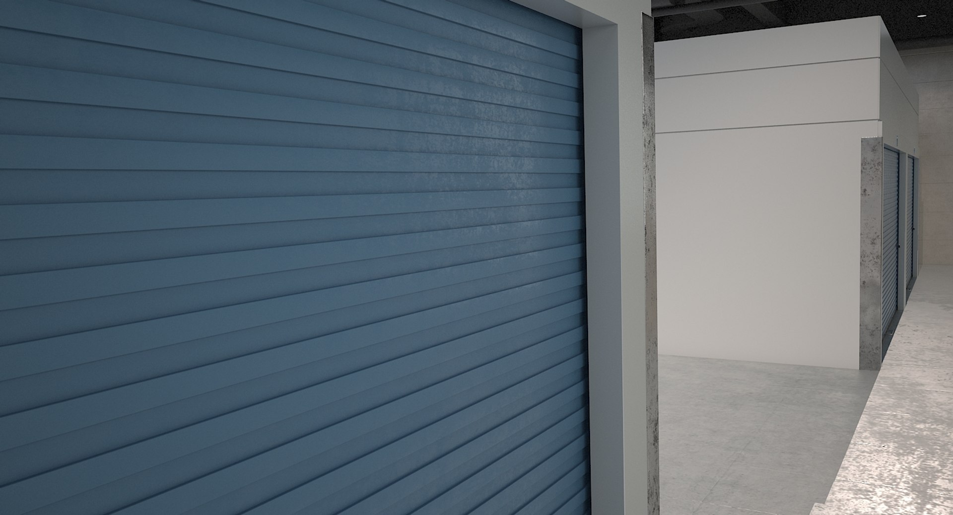 3D Indoor Storage Units Model - TurboSquid 1251040