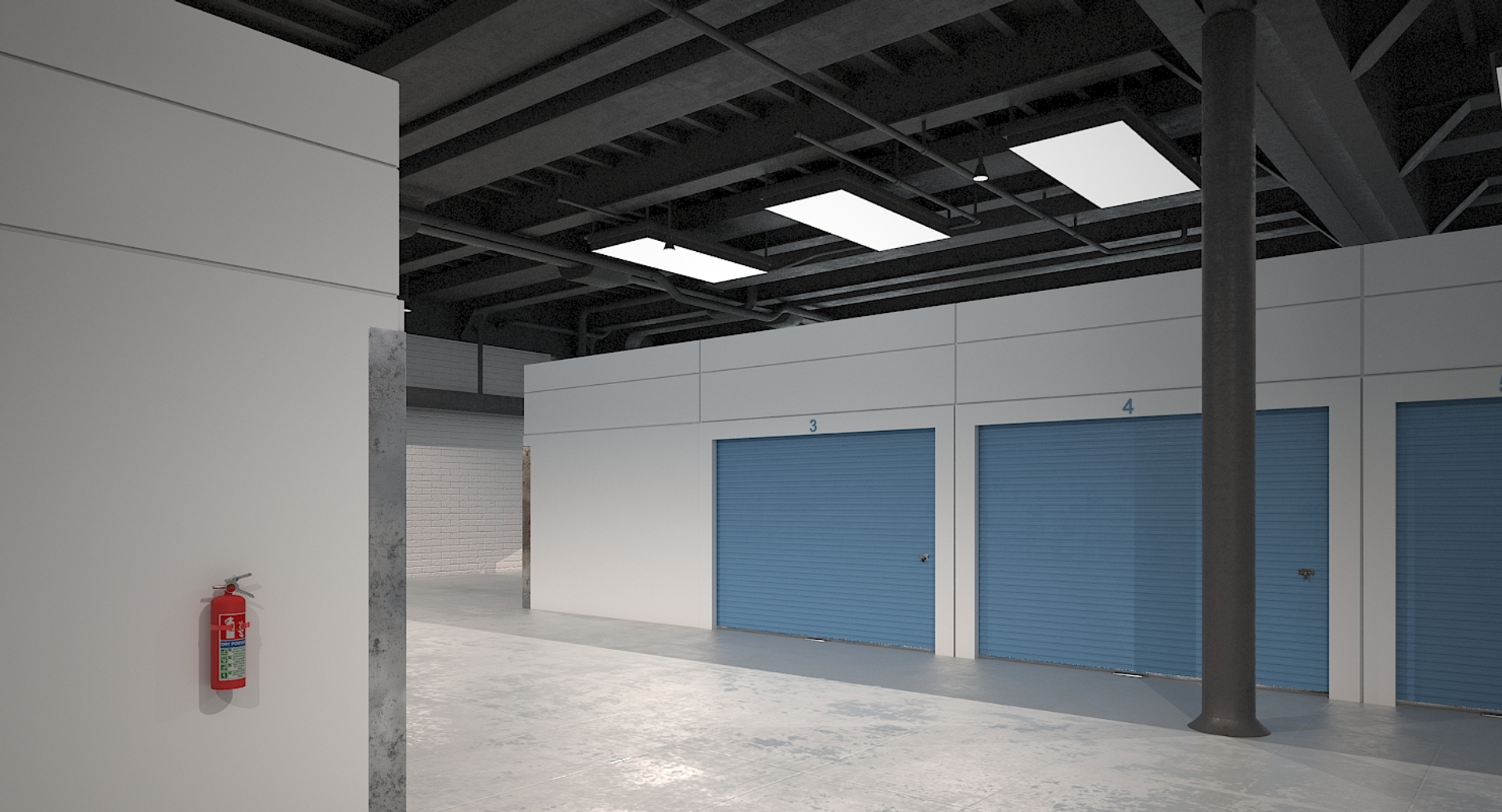 3D Indoor Storage Units Model - TurboSquid 1251040
