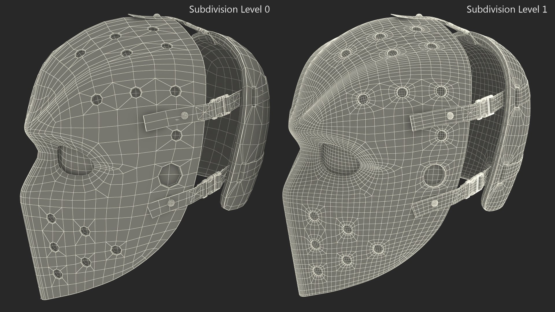 Hockey Goalie Mask Model - TurboSquid 2191827