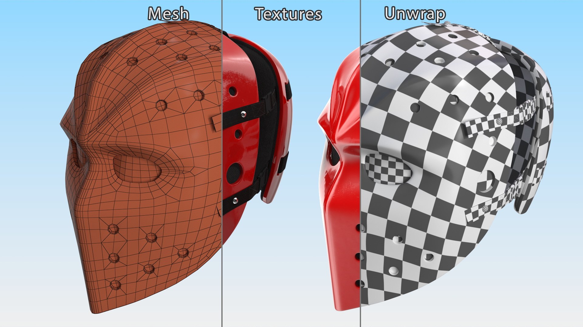 Hockey Goalie Mask Model - TurboSquid 2191827