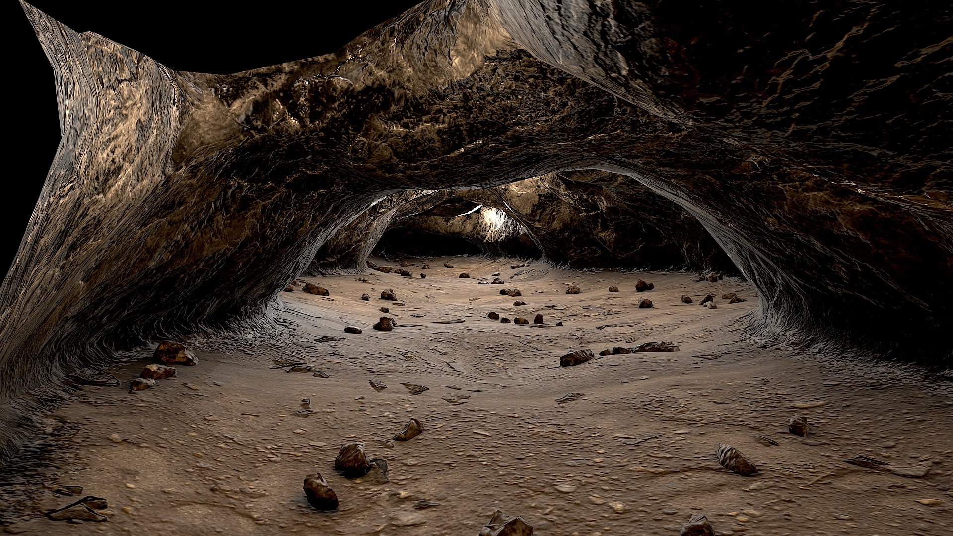 3D Cave Long - TurboSquid 2358516